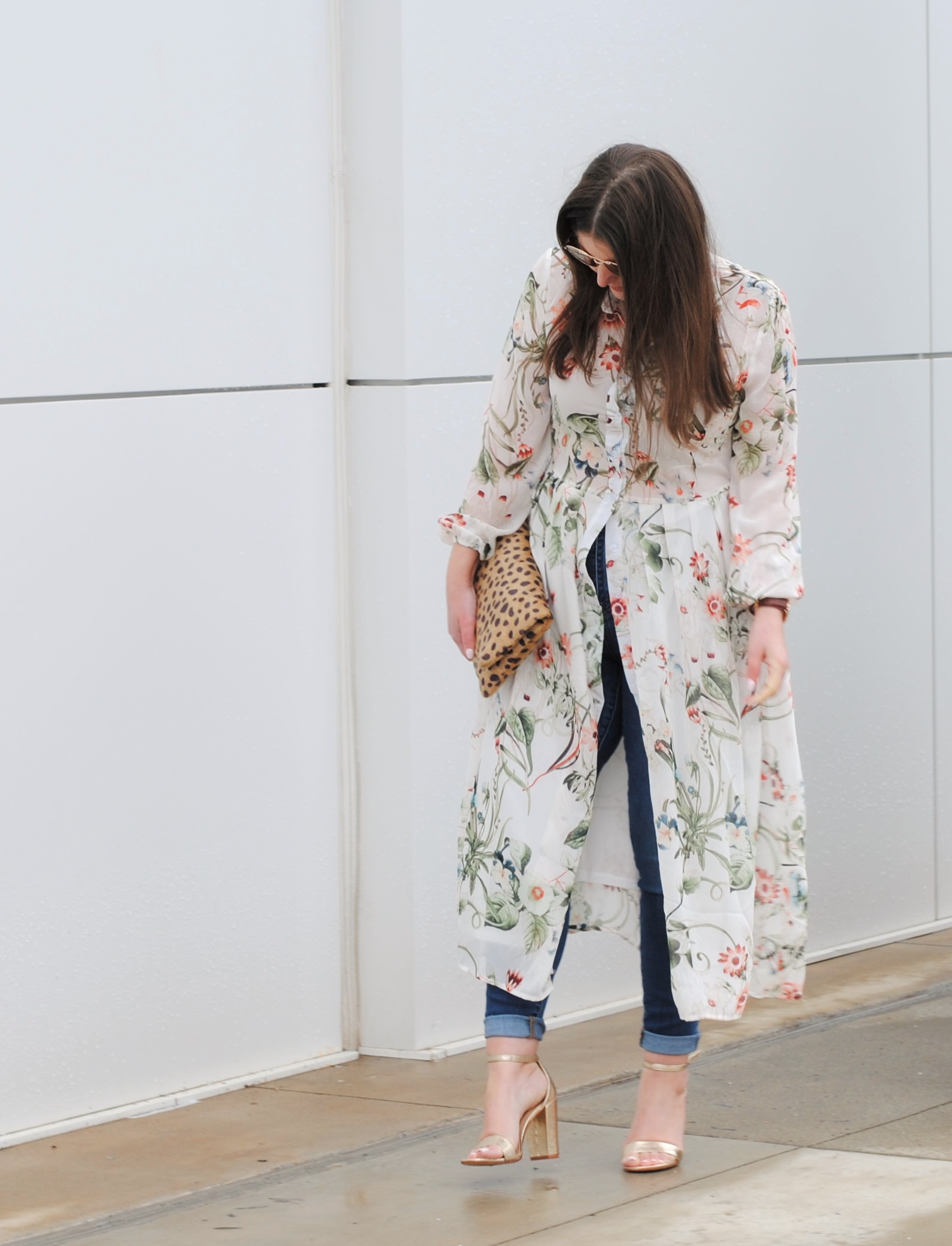 How to Wear a Dress Over Denim