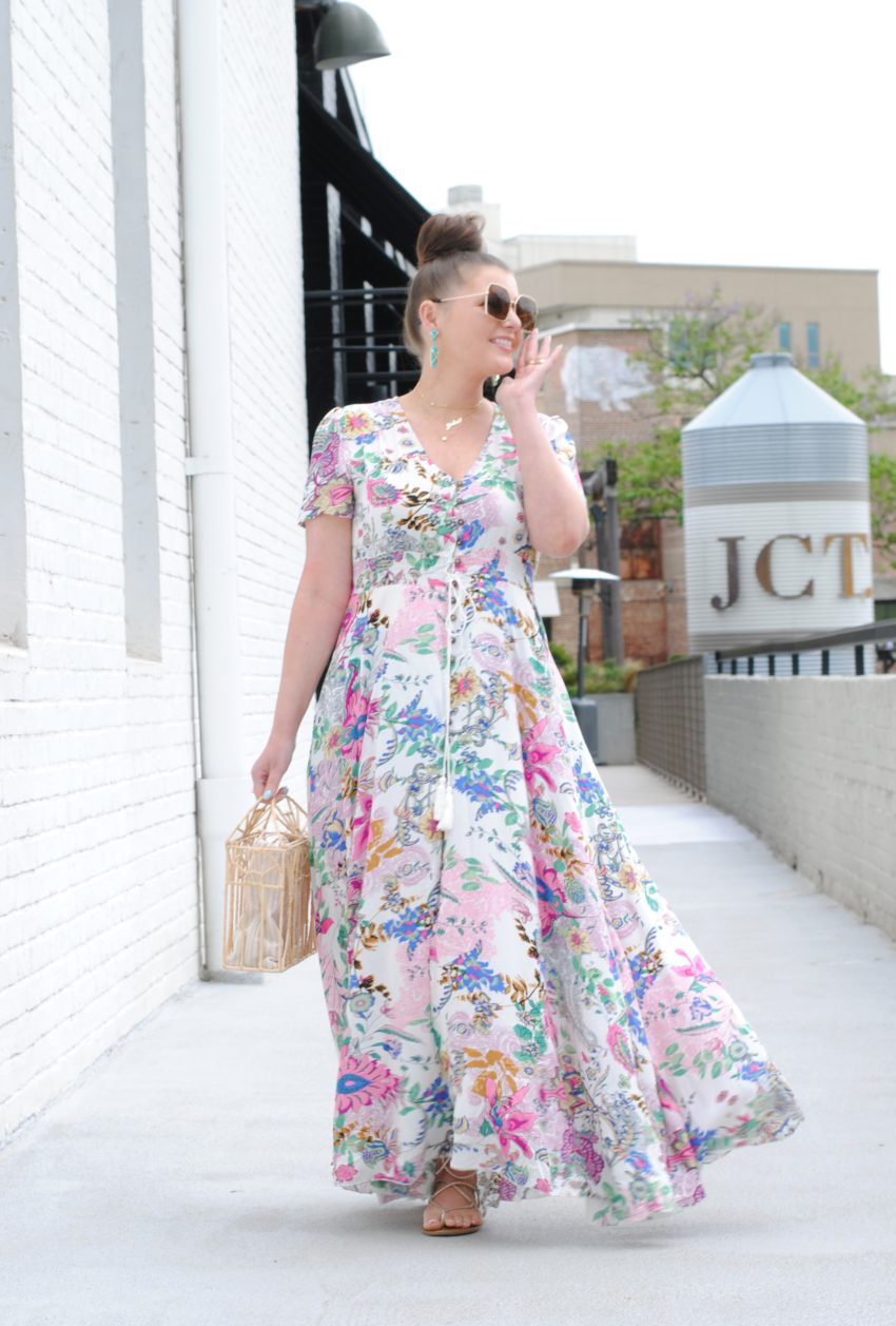 Spring Fashion: Floral Maxi Dress